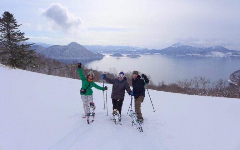 Snowshoe lake Toya | White Season | 洞爺ガイドセンター